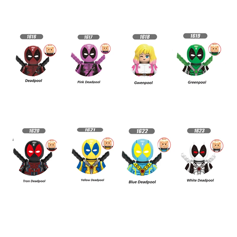Disney-new-Deadpool-Gwenpool-building-blocks-X0302-With-Weapons-Action ...