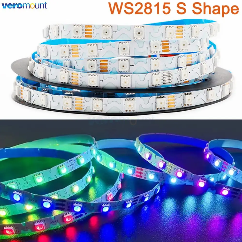 5m-DC-12V-WS2815-S-Shape-Bendable-Individually-Addressable-Pixel-LED ...