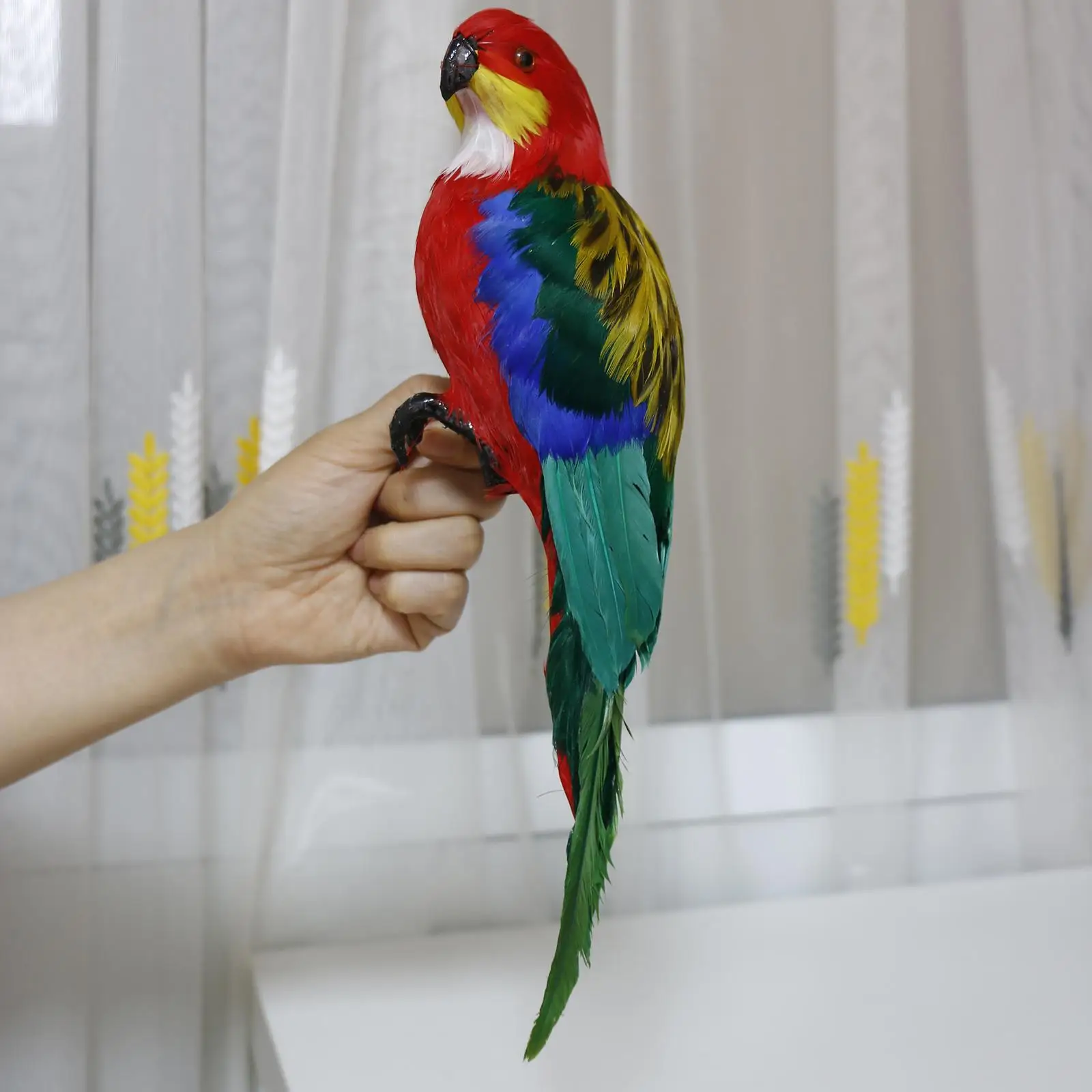 Colorful-Simulation-Parrot-Statue-Animal-Model-Housewarming-Gifts ...