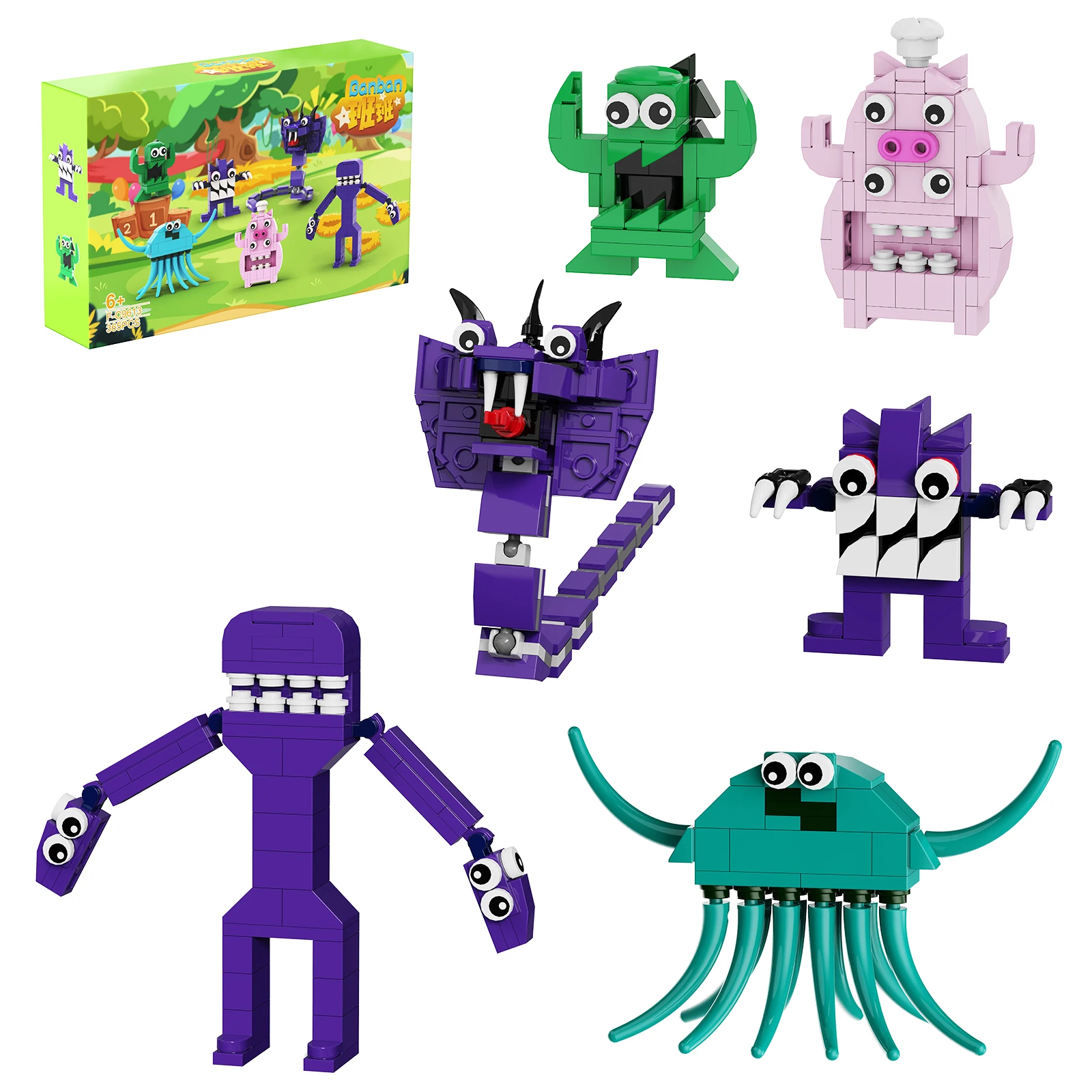 BuildMoc-Silent-Steve-Chef-Building-Blocks-Set-for-Children-Pigster ...