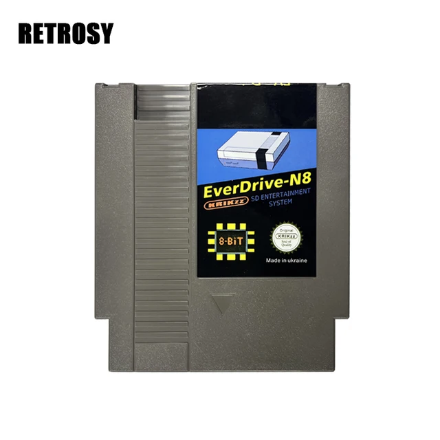 Nes cartridge N8 Game Card Retro 1000 in 1 N8 Remix Game Collection ...