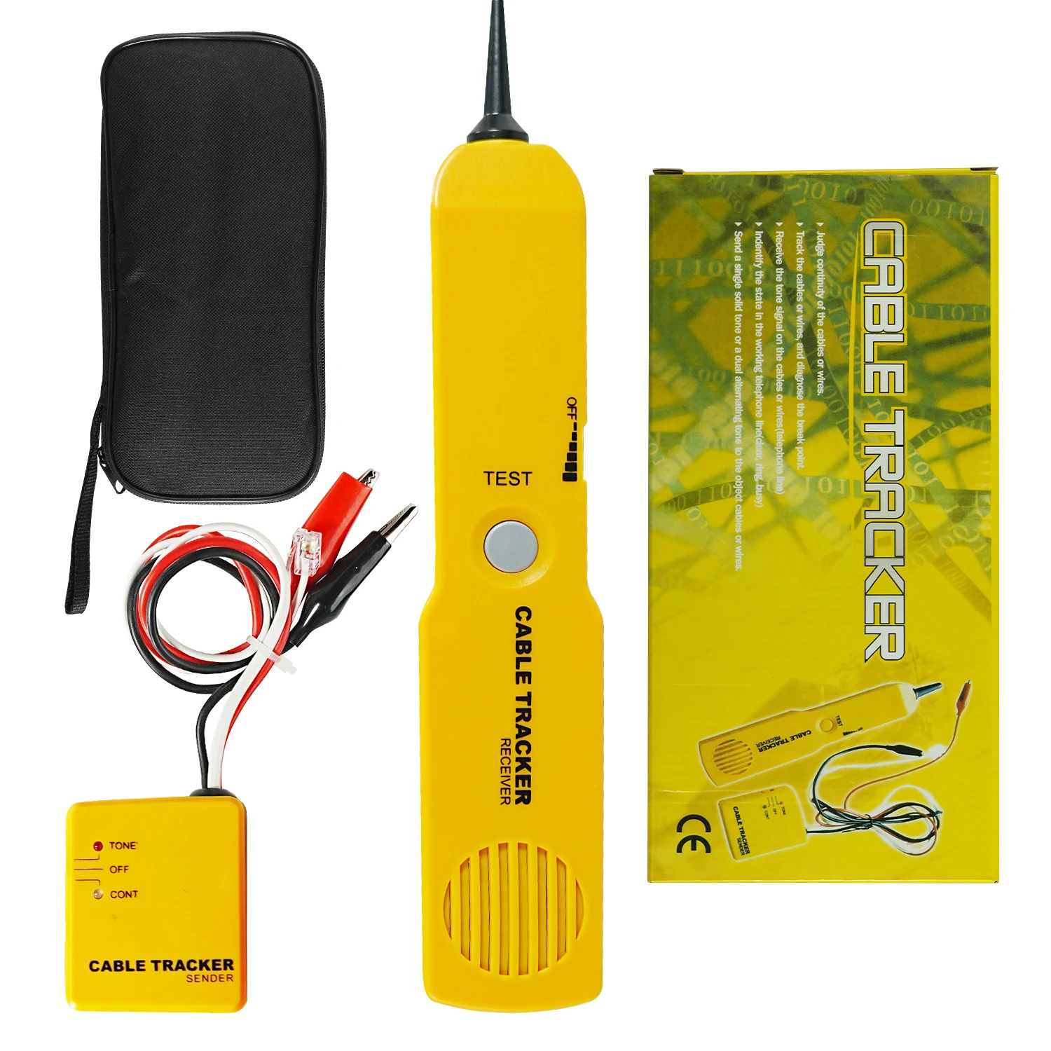 NEW Wire Tracer Circuit Tester w/Tone Generator & Probe Kit, Cable ...