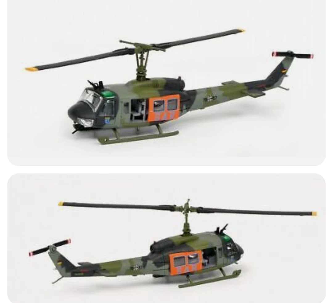 Schuco 1 87 BELL UH 1D SAR Multipurpose Transport Rescue Helicopter Model