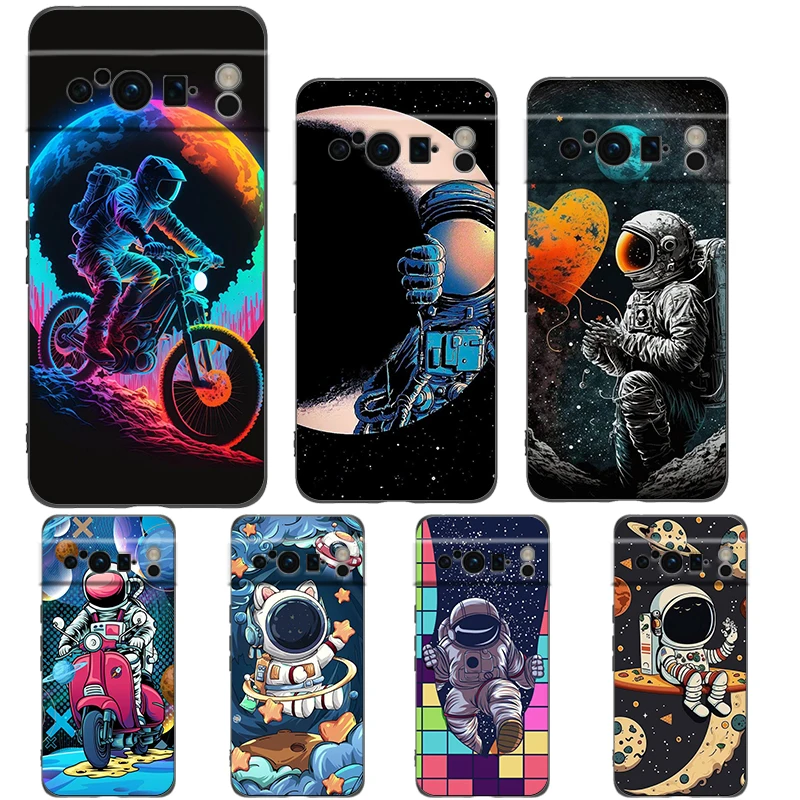Cartoon-Astronaut-Star-Space-Phone-Case-Cover-for-Google-Pixel-8-7-6-7A ...