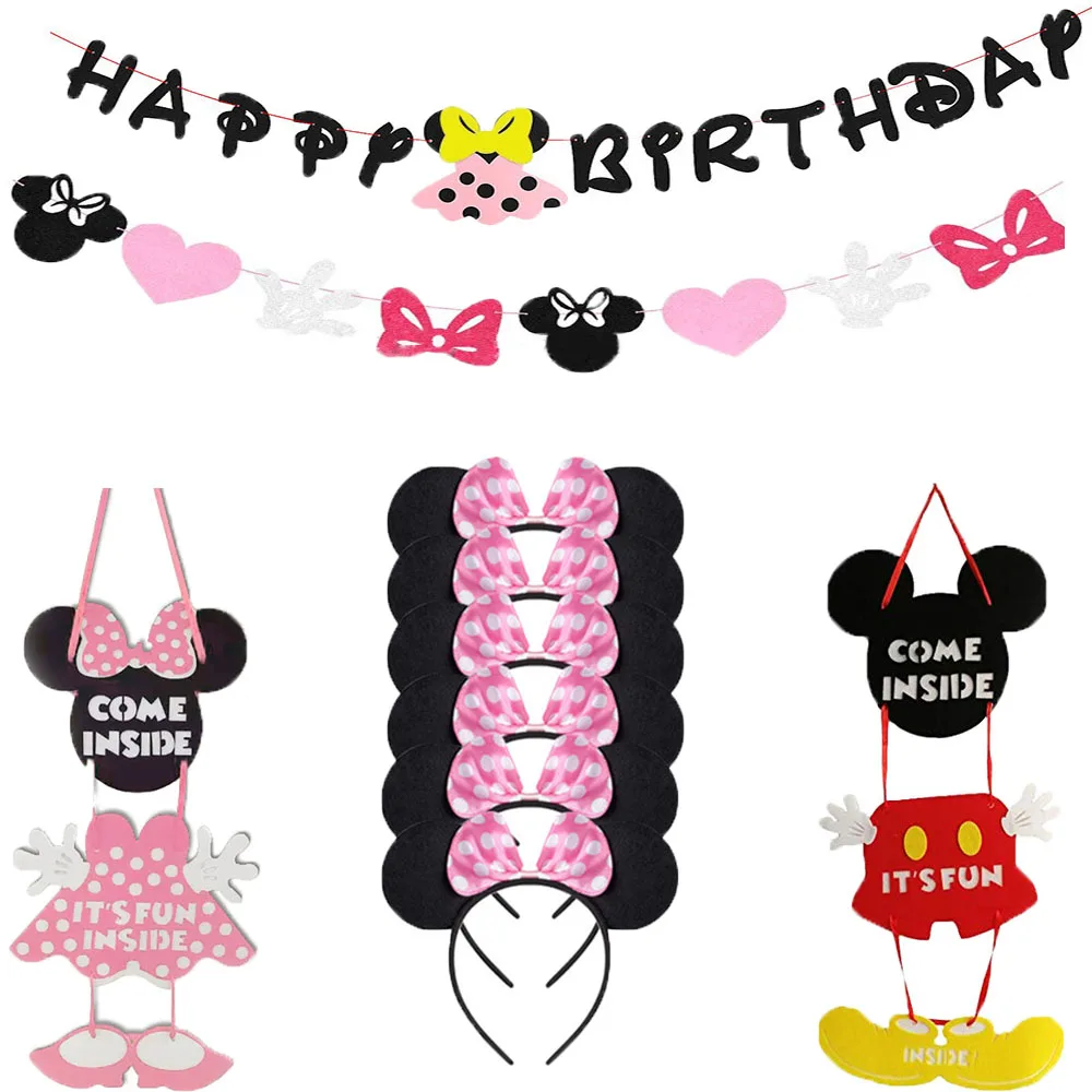Minnie Mouse Happy Birthday Banner Printable