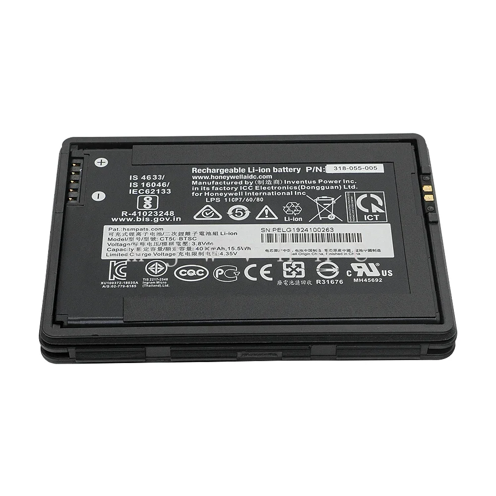 318-055-005 CT50-BTSC 4090mAh Battery For Honeywell CT50 CT60，Brand New ...