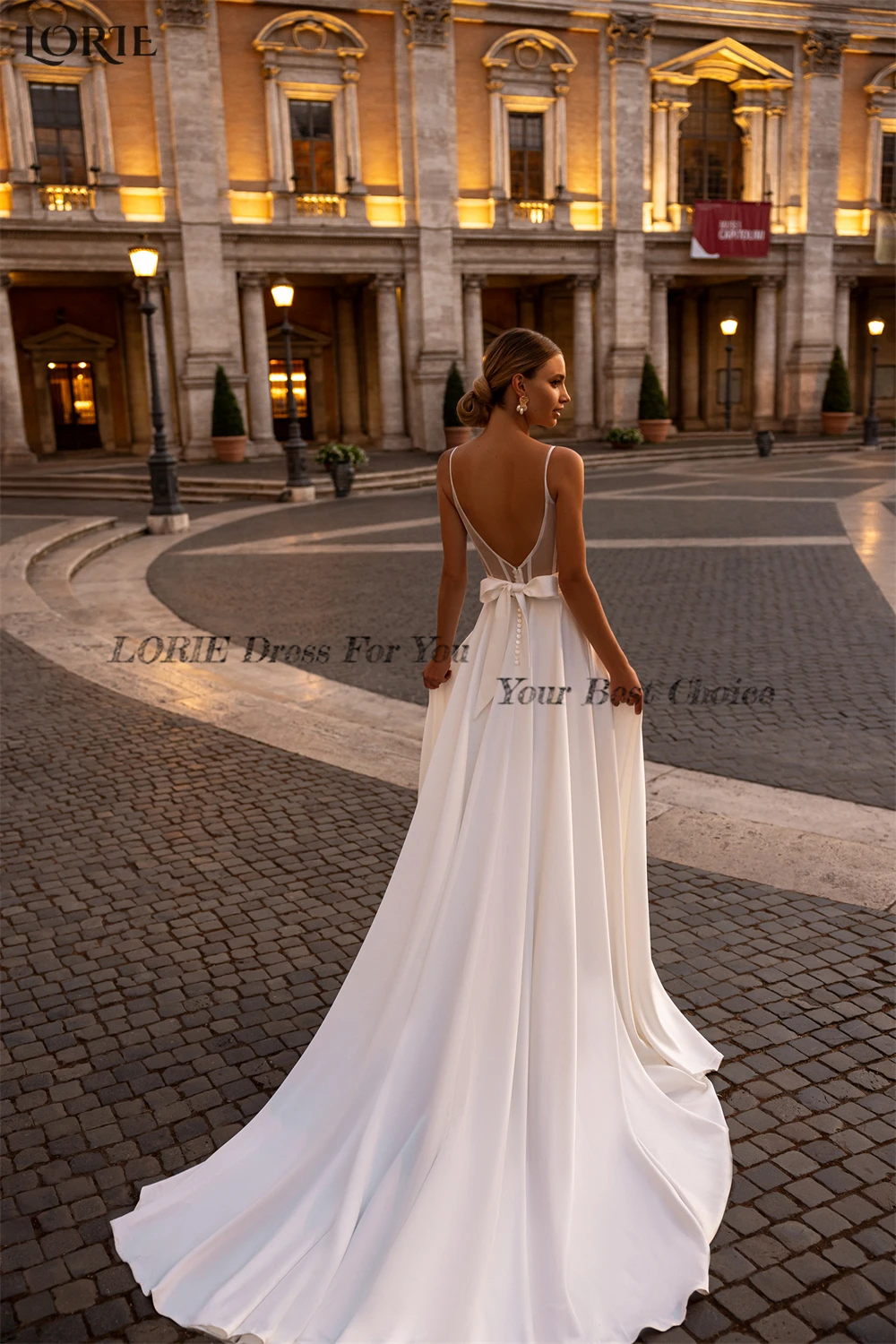 Open Back Dresses With A Bow