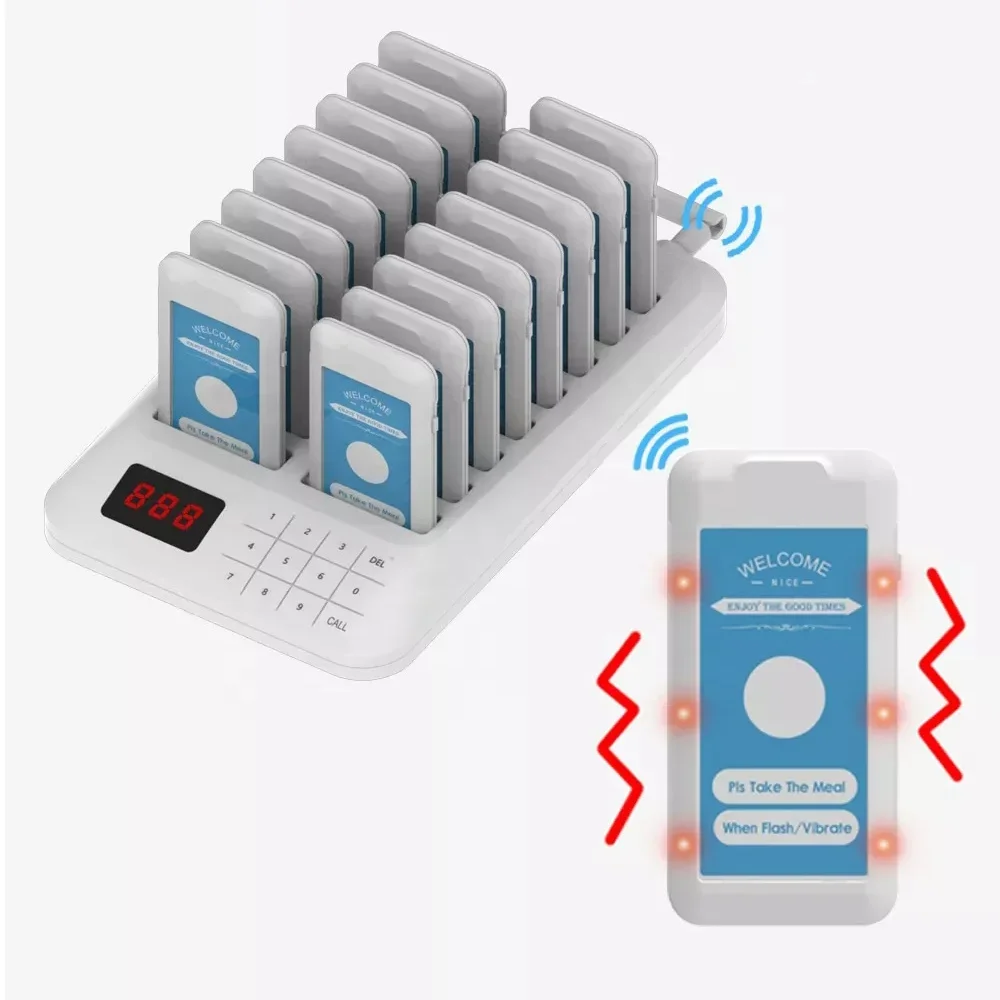 JT-916S-Wireless-Restaurant-Table-Buzzer-Vibrating-Queue-Pager-Waiter ...