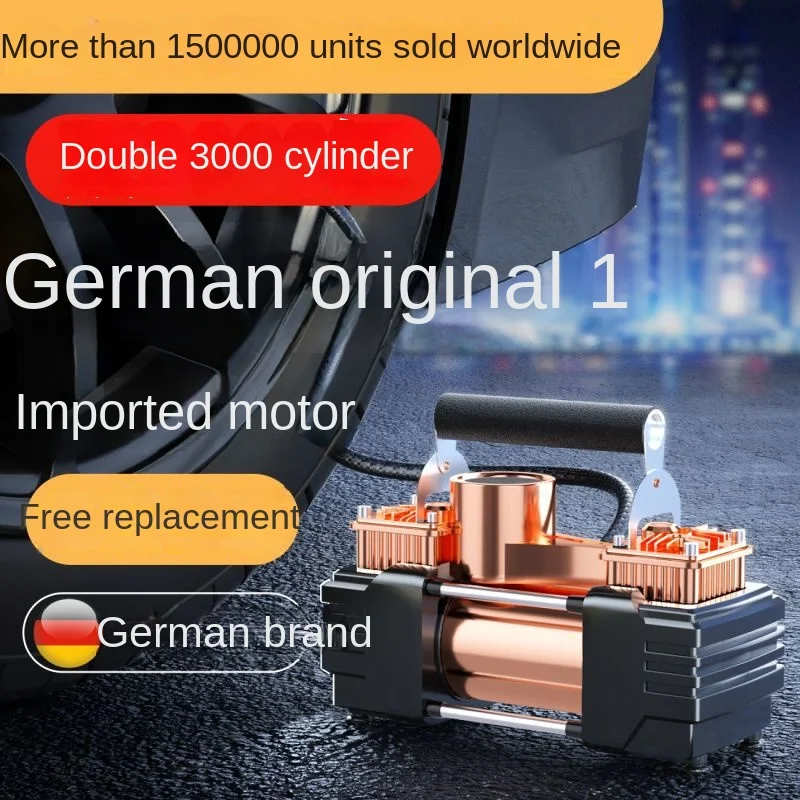 Vehicle mounted Air Pump Double cylinder High power Car with 12v ...