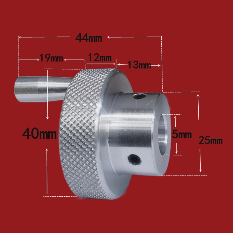 CNC-Knurling-Sliding-Table-Screw-Rod-Knob-Crank-5-6-7-8-10-12mm ...