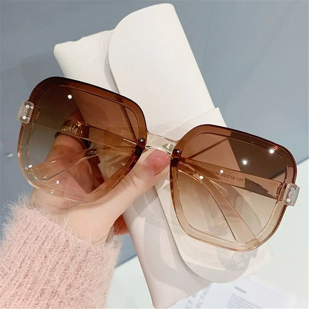 Classic-Vintage-Square-Sunglasses-Woman-Oversized-Gradient-Sun-Glasses ...