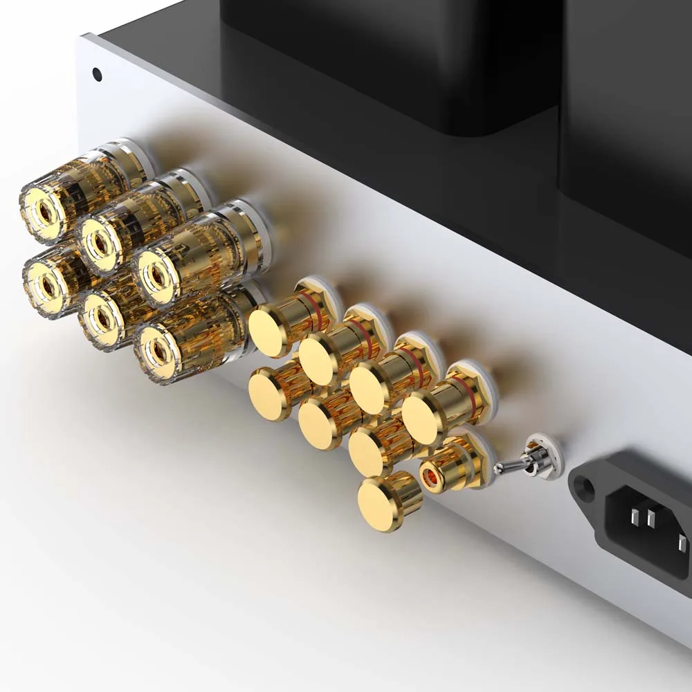 Hifi audio RCA Plug Copper Caps Cover Noise Stoppers 24K Gold Plated ...
