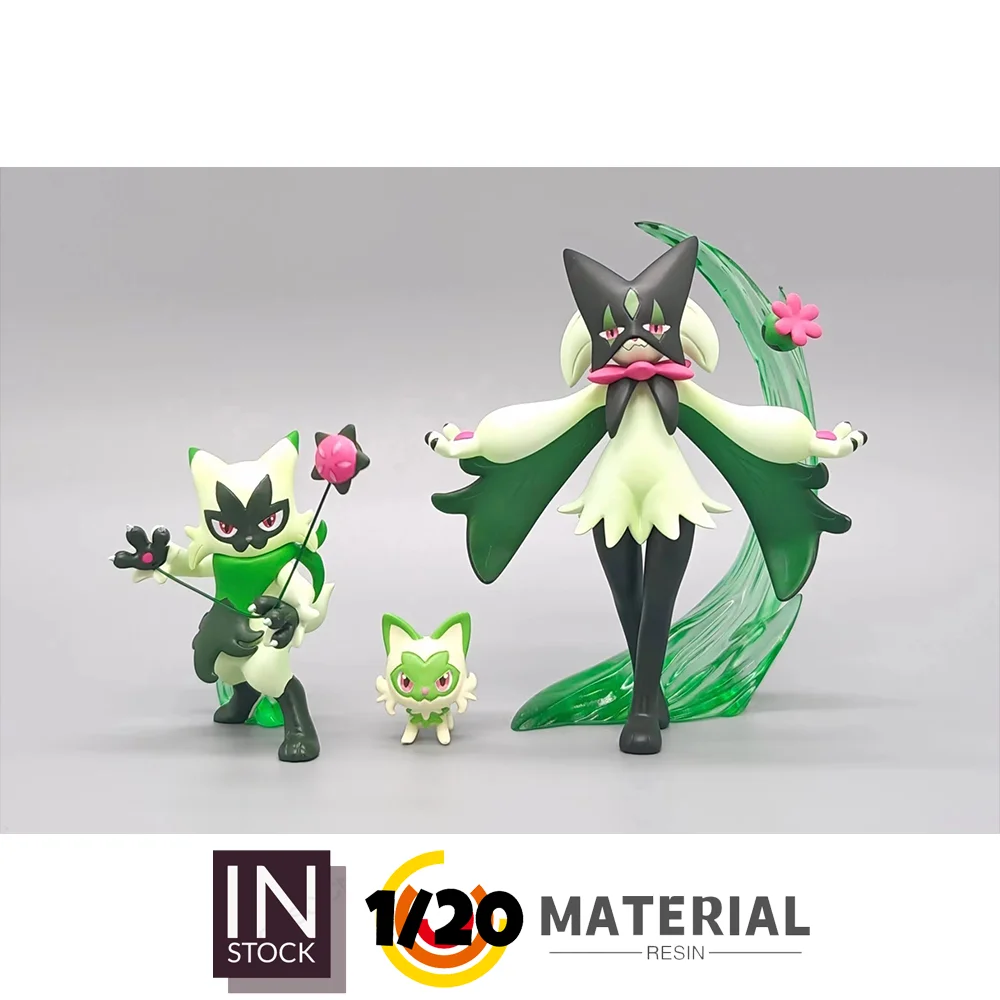 Figura-de-resina-1-20-JB-Sprigatito-Floragato-y-Meowscarada-NO-908-en ...