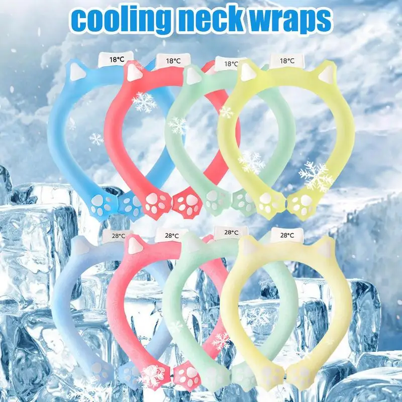 Cooling-Neck-Wraps-Ring-Scarf-Cool-Cooling-Neck-Hands-Free-Ice-Reusable ...