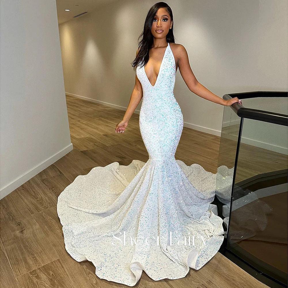 Prom Dresses White Mermaid