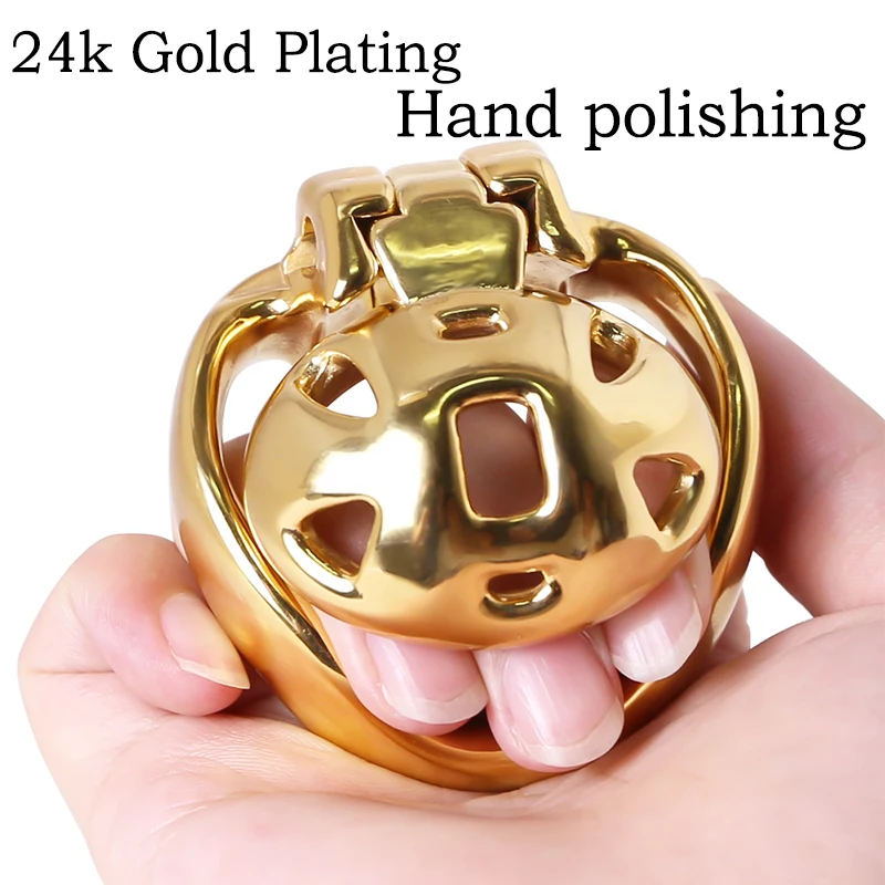 3-Color-HTV4-Chastity-Cage-Stainless-Steel-Lockable-Penis-Lock-Cock ...