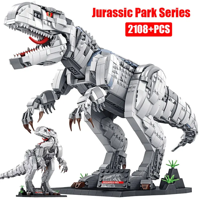 Dinosaur Toys Jurassic Park Indominus Rex Dinosaur World Building ...