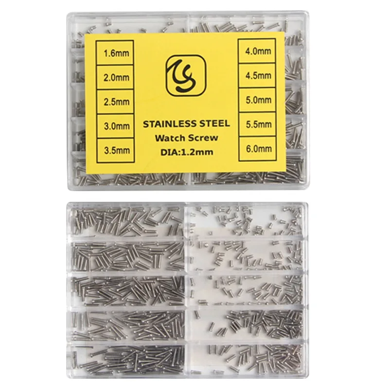 Stainless-Steel-Watch-Back-Case-Cover-Screw-Watch-Repair-Strap-Screw ...