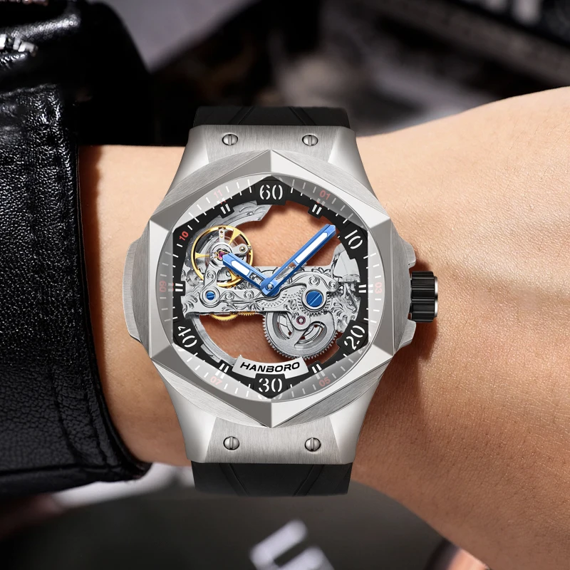 Reloj-Hombre-HANBORO-Mechanical-Watches-for-Men-Brand-Luxury-Skeleton ...