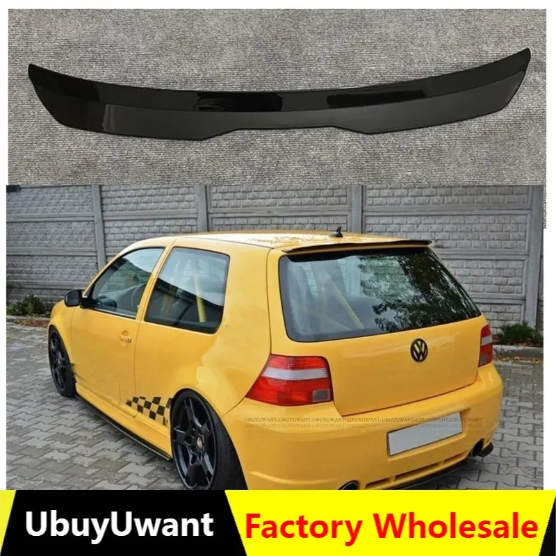 UBUYUWANT Rear Roof Lip Spoiler For 99-06 VW Golf 4 MK4 R32 Hatchback ...