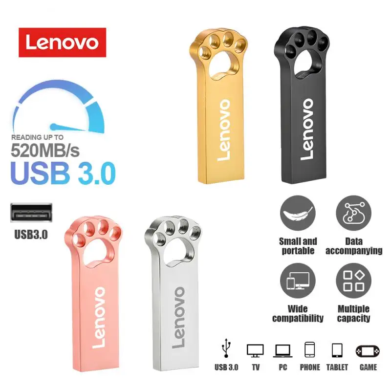 Lenovo-1-2TB-Metal-USB-Flash-Drive-Black-Memory-Stick-Pink-External ...