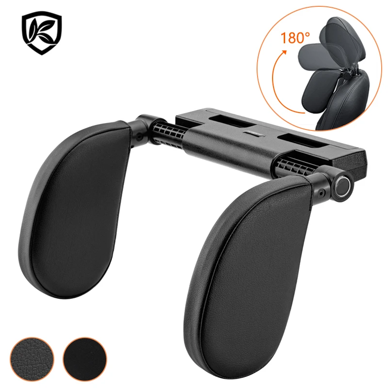 Adjustable Car Neck Headrest Pillow 360 Degree Head Support Pad Car ...