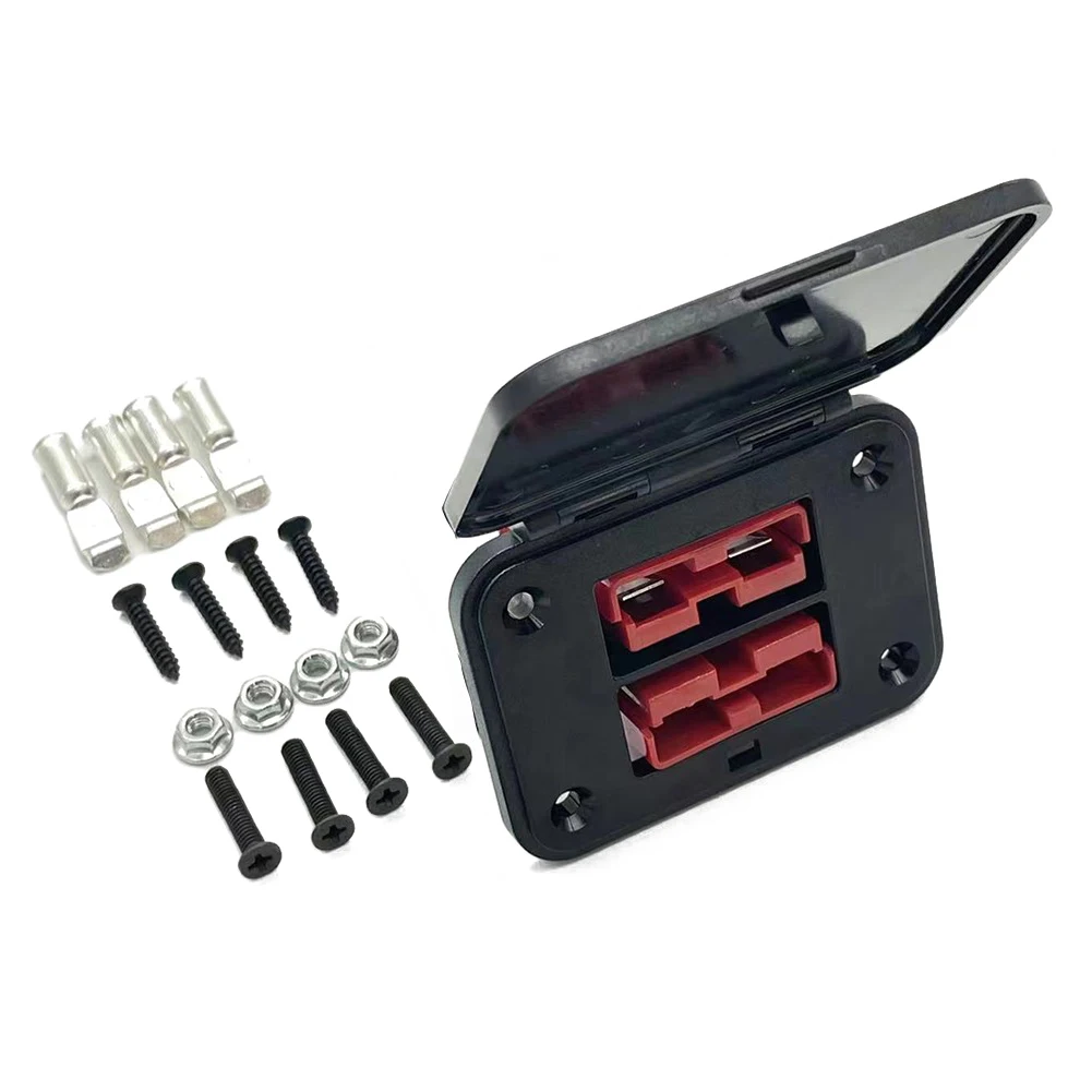 1pc-50A-Twin-Dual-Flush-Mount-For-Anderson-Plug-Connector-Flush-Mounts ...