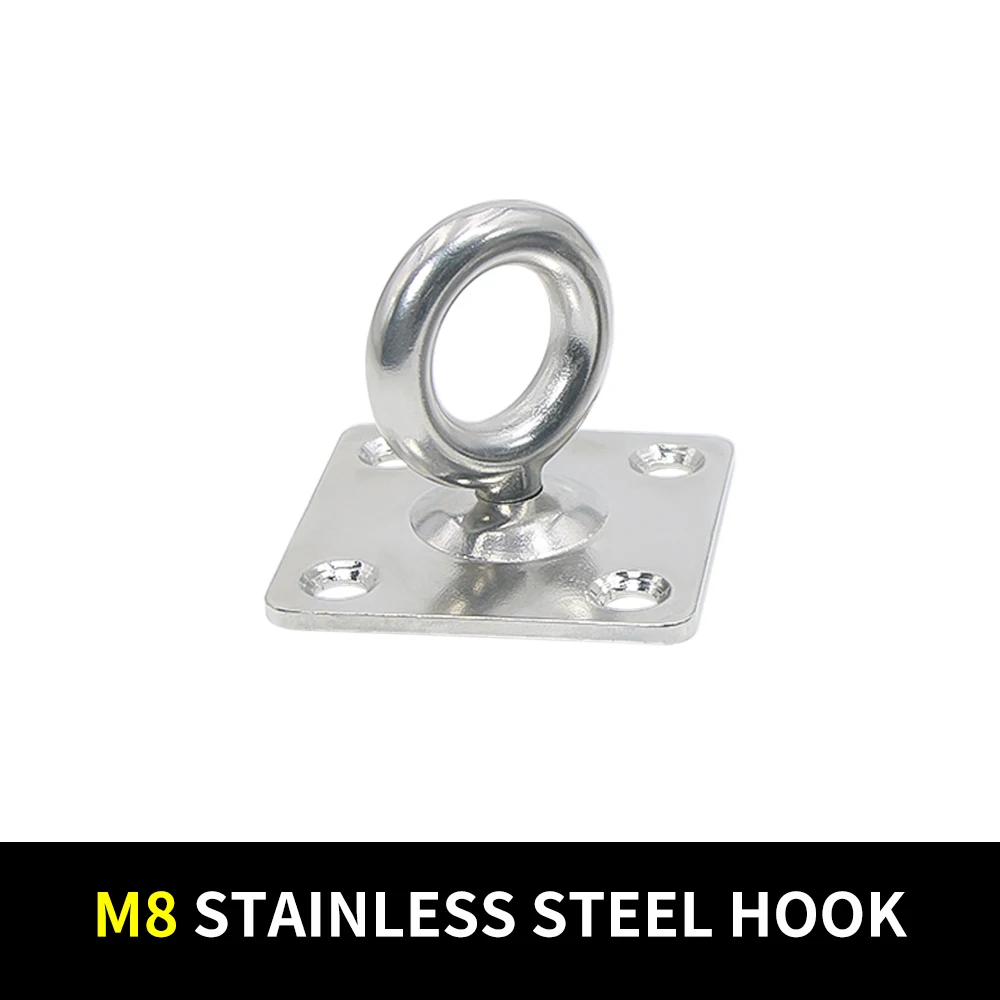 2/4/6PCS 304 stainless steel ceiling suspension hooks, circular hooks ...