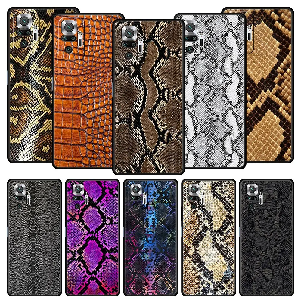 Pretty-Luxury-Snake-skin-Phone-Case-For-Xiaomi-Redmi-Note-13-12-5G-11 ...