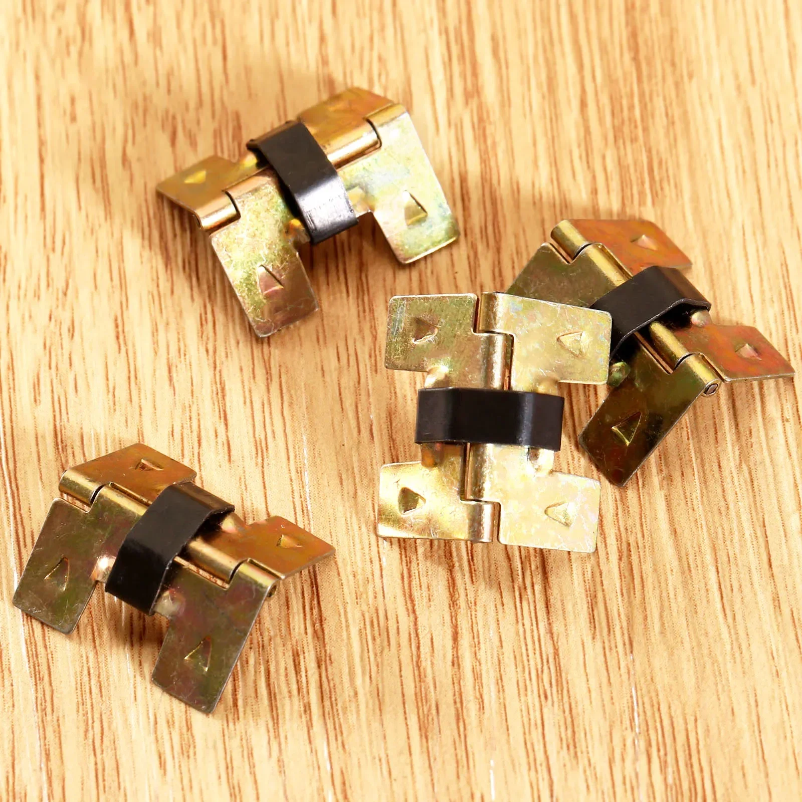 4Pcs-19-18mm-Gold-Mini-Jewelry-Box-Spring-Hinges-Furniture-Hinges ...