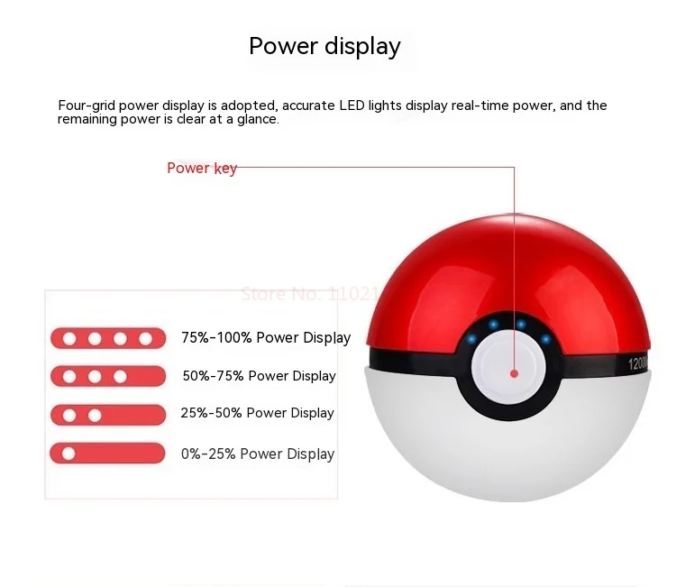 Портативное зарядное устройство Pokemon 20000 мАч | AliExpress