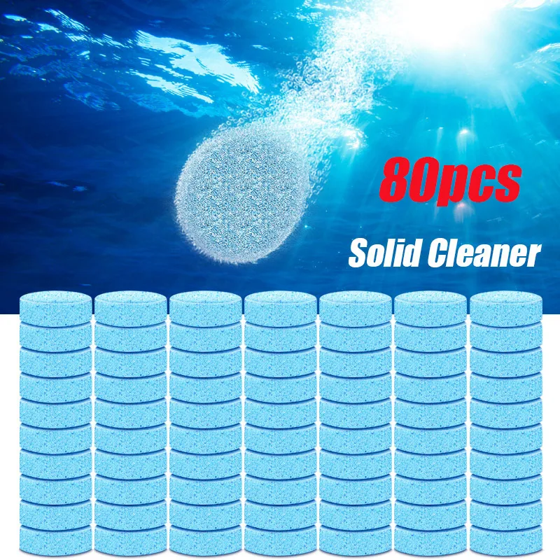 20/60/80pcs Solid Cleaner Car Windscreen Wiper Effervescent Tablets ...