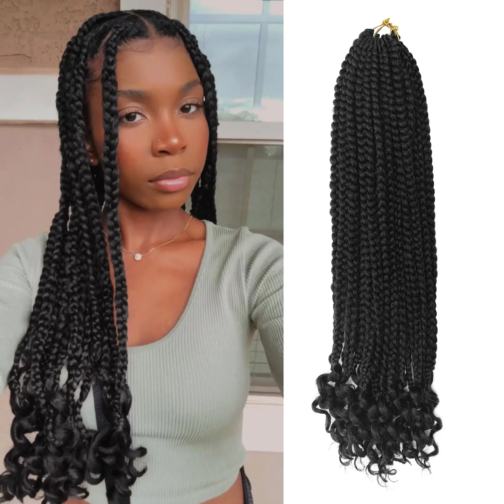 3 Goddess Braids