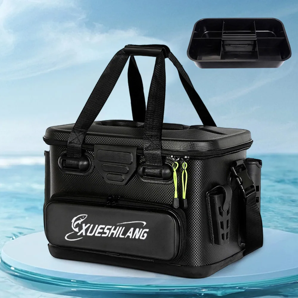 EVA-Fishing-Box-Barrel-Holder-High-Capacity-Fishing-Barrel-Box-Portable ...