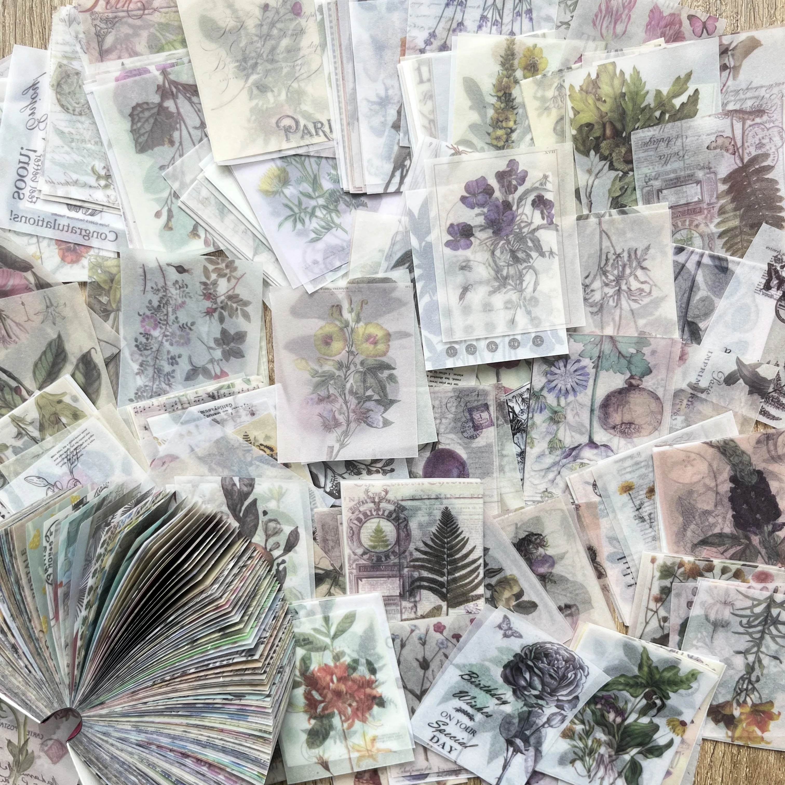 365sheets-Semitransparent-Sulfuric-Acid-Paper-Material-DIY-Decor-Paper ...