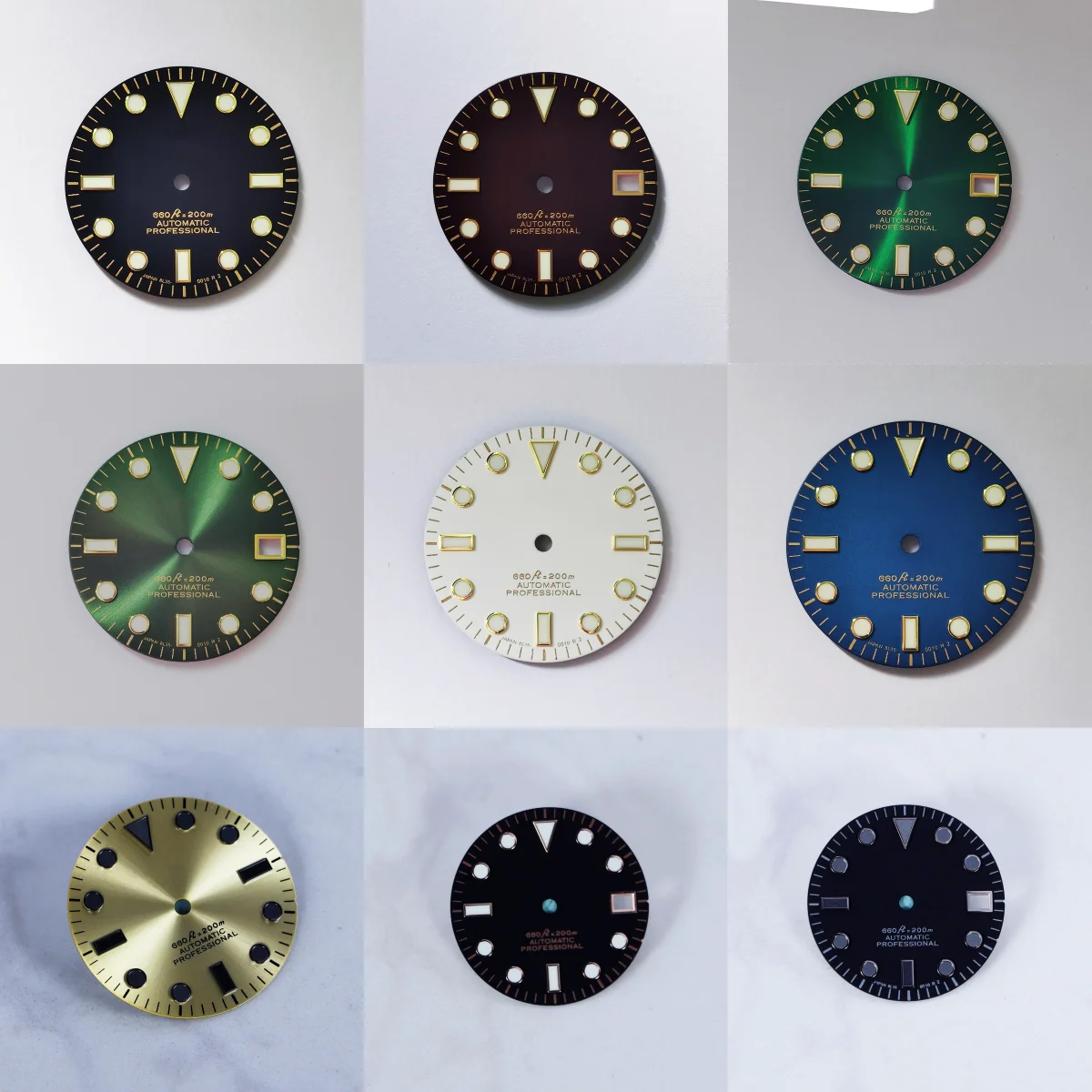 28-5mm-Sunburst-Watch-S-Dial-Modified-Blue-Luminous-Sliver-Markers ...