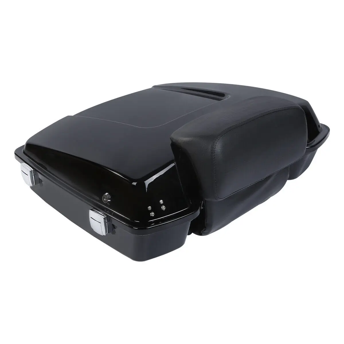 Vivid-Black-Razor-Pack-Trunk-Backrest-Pad-For-Harley-Tour-Pak-Touring ...