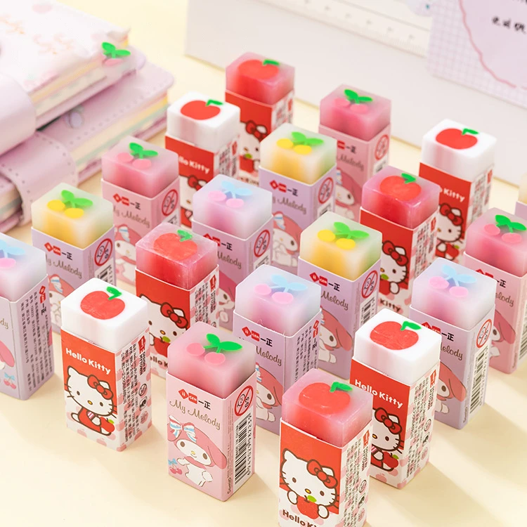 36pcs Sanrio Sandwich Eraser Kawaii My Melody Cinnamoroll Hello Kitty ...