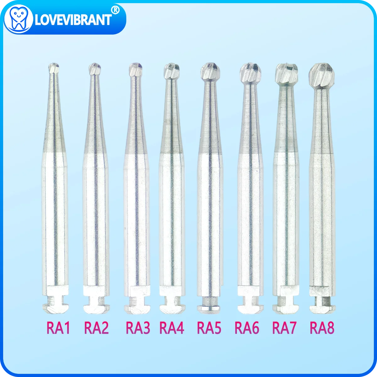 6Pcs-Box-Dental-Tungsten-Carbide-Bur-Low-Speed-Round-Head-RA-Series-For ...