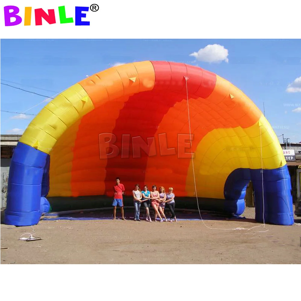 Customized Half Dome Rainbow Colorful Shell Event Activity Decoration ...