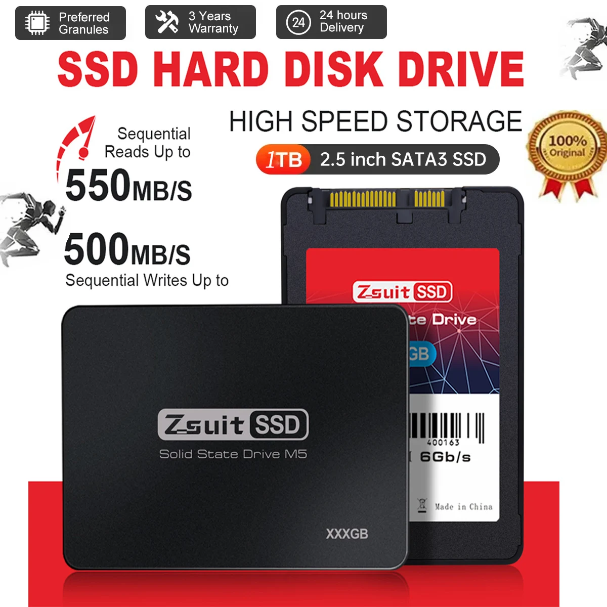 Zsuit-5Pcs-SSD-256GB-Drive-HDD-2-5-Sata-Hard-Disk-Internal-For-Notebook ...