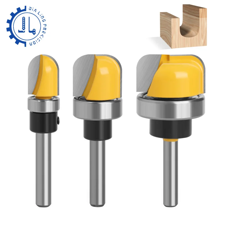 6-35mm-Shank-Router-Bit-Set-6mm-Diameter-Round-Nose-Milling-Cutter-8mm ...