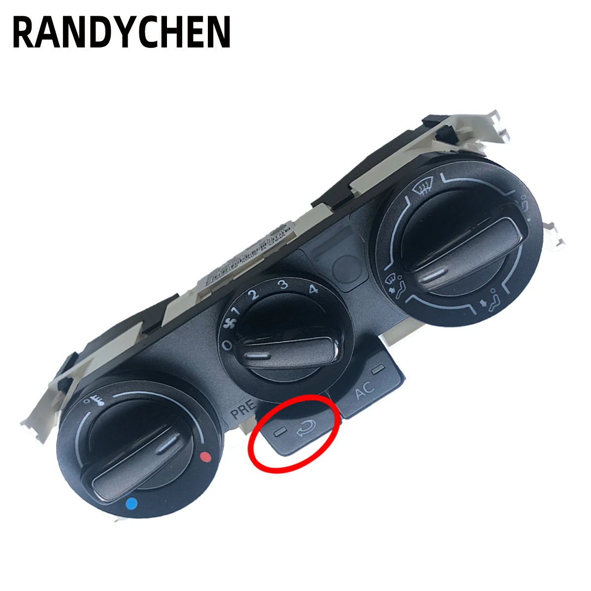 Manual-A-C-Heater-Climate-Control-Panel-Unit-Switch-For-VW-Polo-5-6R ...