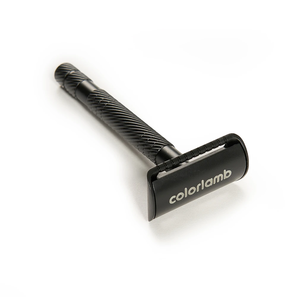 Colorlamb Metal Safety Razor For Men 11cm Double Edge 80g Classic Black ...