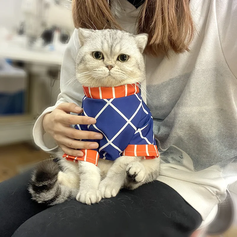 Sexy Pet T-shirt JoJo's Bizarre Adventure Guīdo Mista Cat Clothes ...