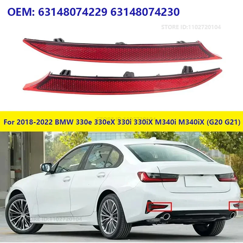 For 2018-2022 BMW 330e 330eX 330i 330iX M340i M340iX (G20 G21) Rear ...