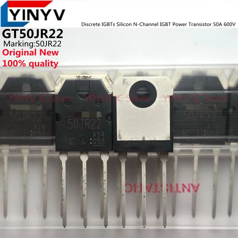 10 pièces-Transistor de puissance en silicium IGBT, canal N, 50A TO 3P ...