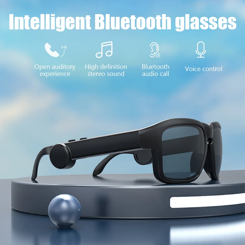 Novo xg88 inteligente bluetooth 5.3 óculos anti blu ray estéreo duplo ...