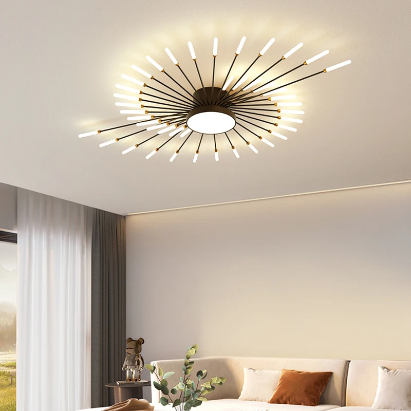 Luces-LED-modernas-y-minimalistas-para-sala-de-estar-luces-de-fuegos ...