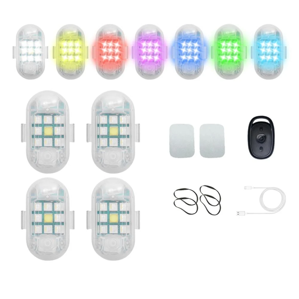 RGB Strobe Lights With Magnetic Waterproof Infrared Mini Emergency ...